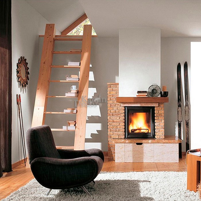 Современные камины на дровах: 42 стильных и лаконичных вариантов | Живу ...