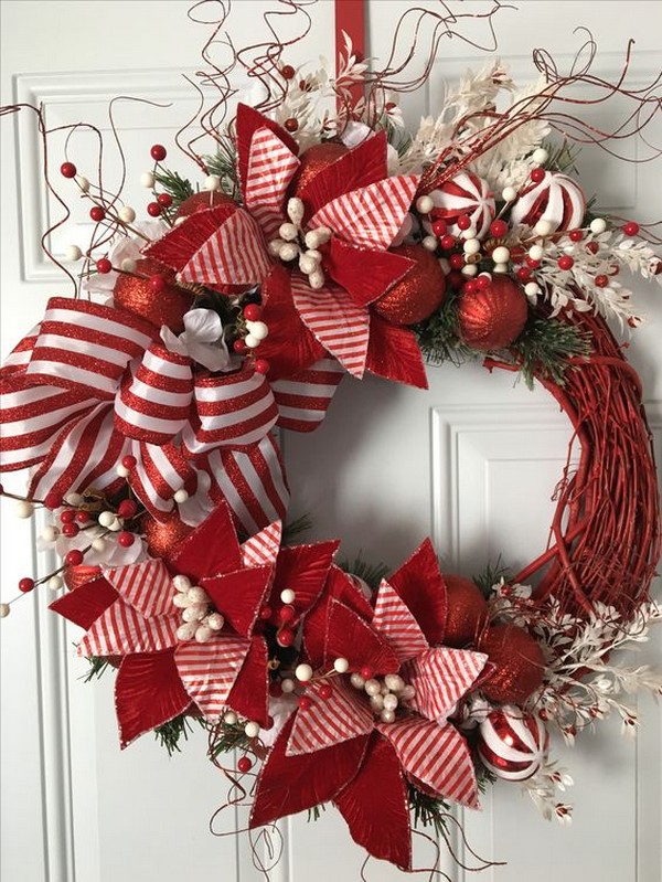 Оригинальные рождественские веночки: 40 идей на любой вкус | Живу за ...